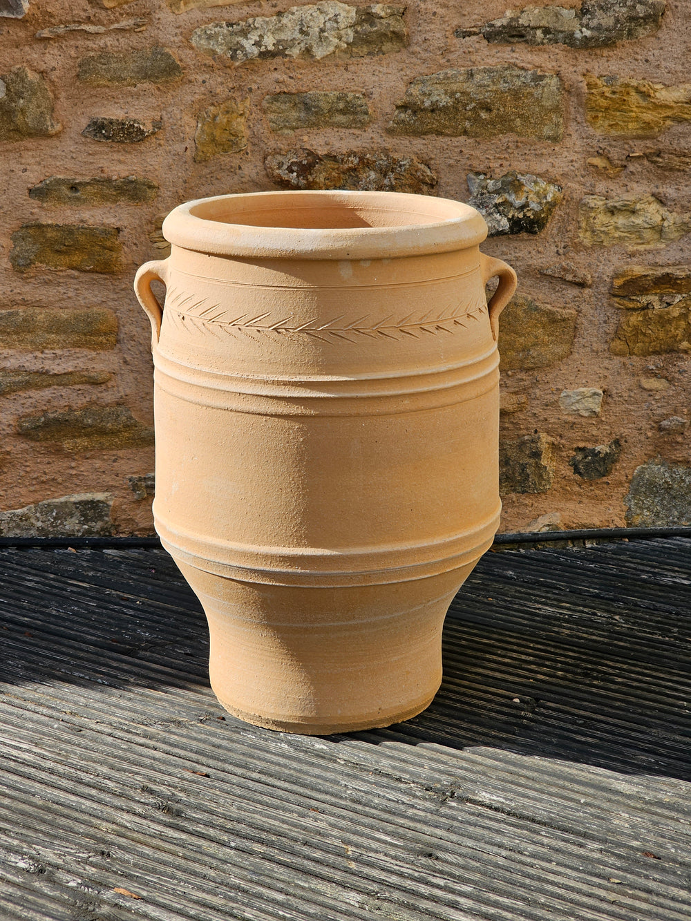 Pithari - Handmade Cretan Terracotta Pot - Available in 5 sizes ...