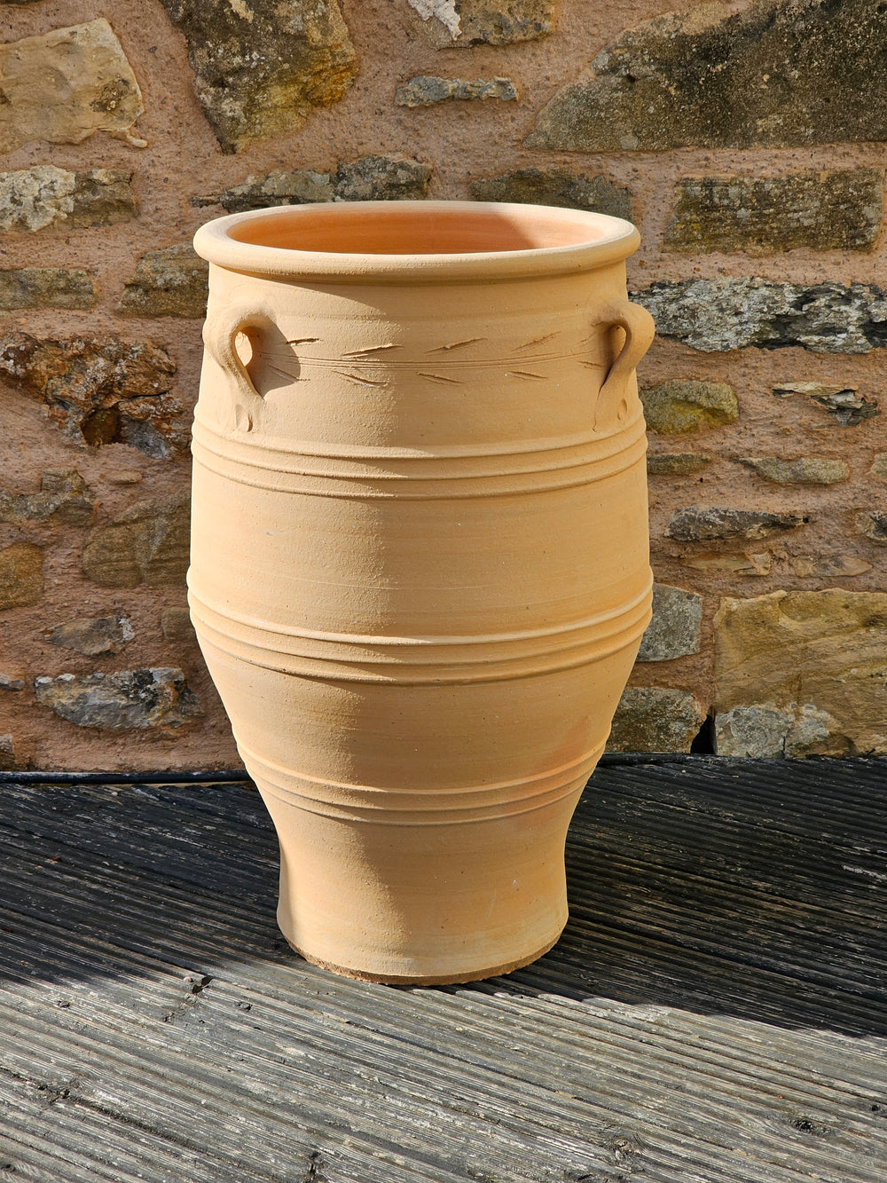 Pithari - Handmade Cretan Terracotta Pot - Available in 5 sizes ...